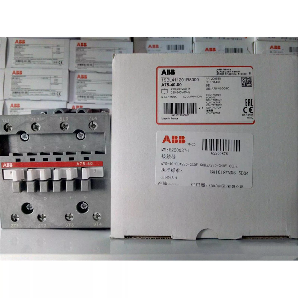 ABB AC Contactor A75-40-00 24V 110V 220V 380V Fast delivery | eBay