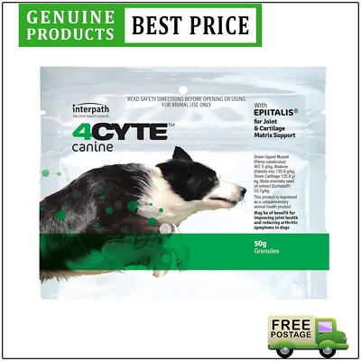 4cyte Canine Supplement Granules for Dogs 50 Gm for Joint Support ...