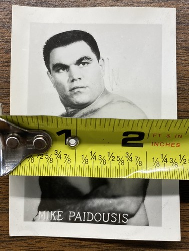 BEYOND RARE Vintage 1950'S Wrestling ORIGINAL Promo Photo MIKE ...