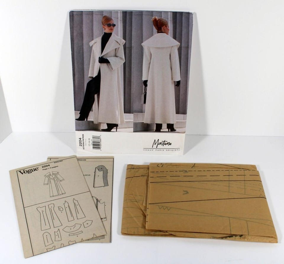 Vogue Pattern 2204 Montana Size 12-14-16 Uncut | eBay