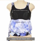 Beach Belle Women's Swimsuit Two Piece Tankini Set Blouson Top Swim ...