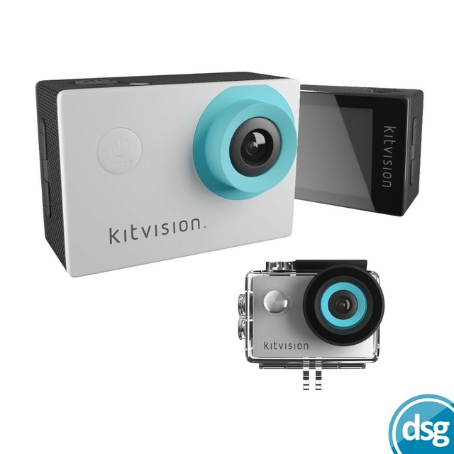Kitvision Action Camera 720p 11 Accessories Included 2"" LCD for sale ...