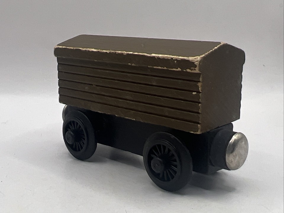Thomas Tank Wooden Train TROUBLESOME BRAKEVAN in Shining Time Packaging ...
