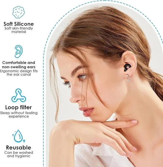 Loop Quiet 2 Ear Plugs – Ultra-Comfy Reusable Noise-Reducing Earplugs for Sleep | eBay UK