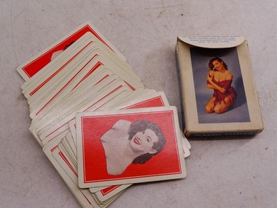 Vintage Crown Distributing Look Playing Cards Girlie Deck 1950s Retro ...