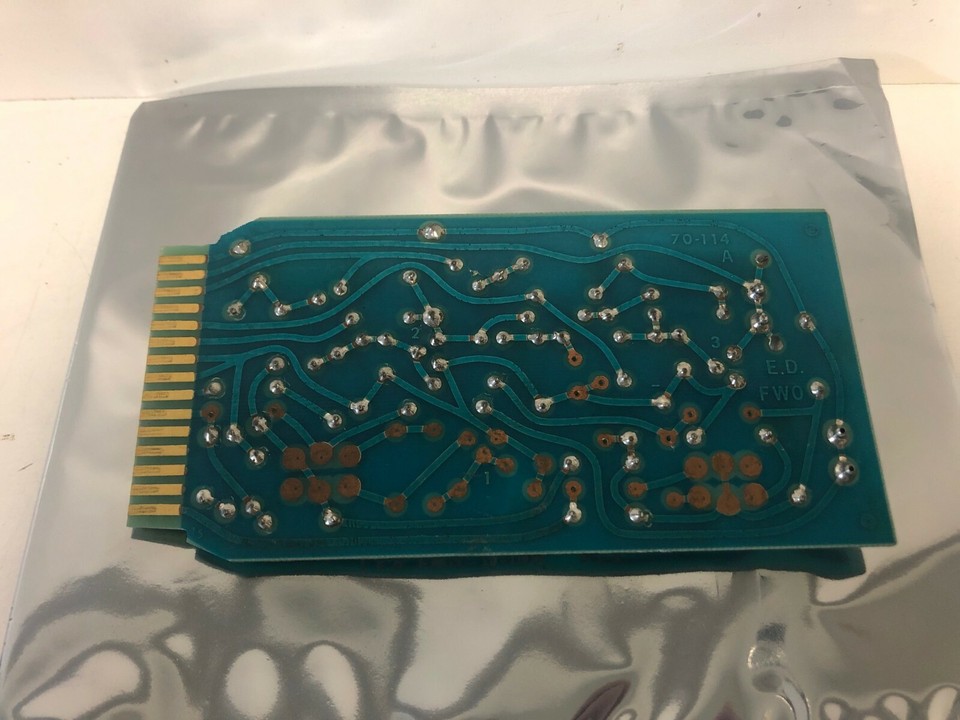 NEW OLD STOCK! E.D. PCB CIRCUIT CARD BOARD FWO-70-114A | eBay