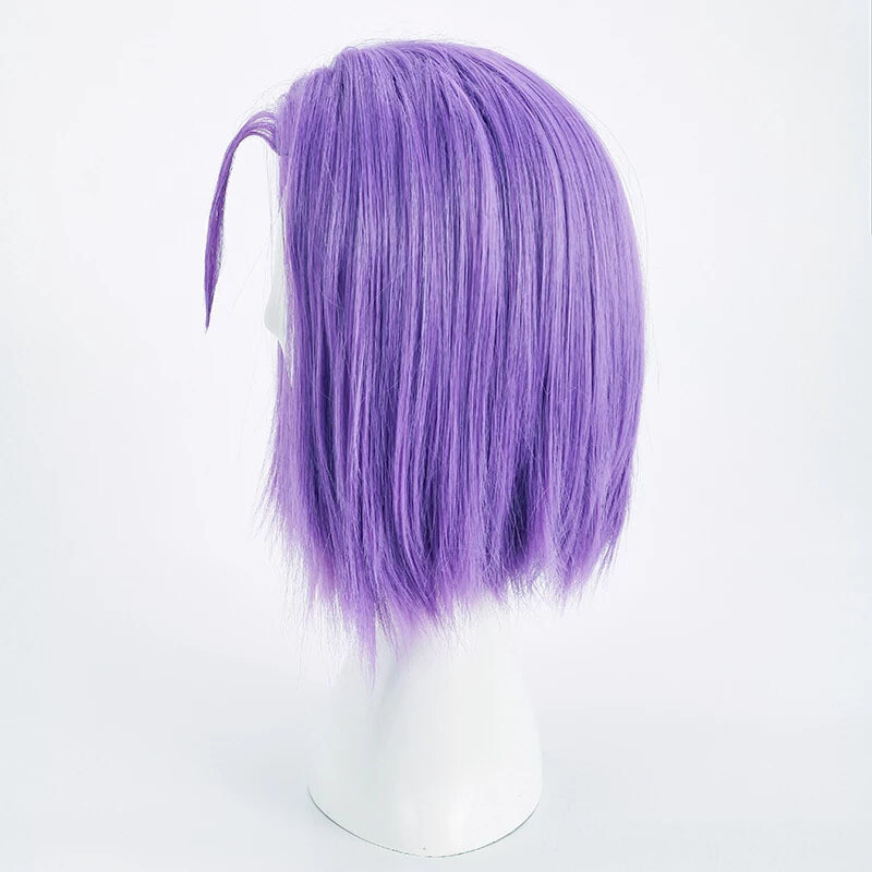 Purple Hair Anime Pokemon Team Rocket James Cosplay Wig Halloween Party ...