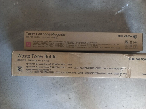 XEROX CT201372 MAGENTA TONER + WASTE BOTTLE CWAA0751 C2270 C3370 C3373 ...