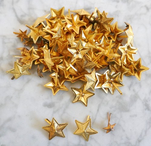 LOT DE 50 ETOILES EN METAL DORE | eBay