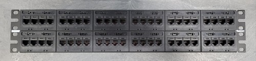 Panduit 48 Port Loaded Patch Panel Rack Mount 2U | eBay