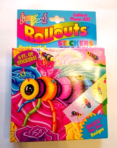 Vintage 90s Lisa Frank Rollouts Stickers Buzz The Bee P468 Some Used | eBay