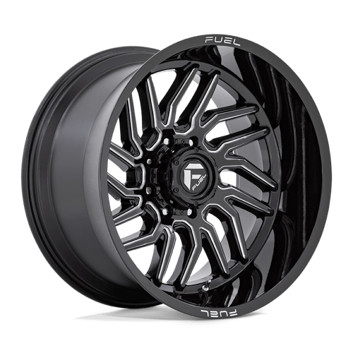 20X9 Fuel 1PC D807 HURRICANE 8X6.5 1MM GLOSS BLACK MILLED (4) | eBay