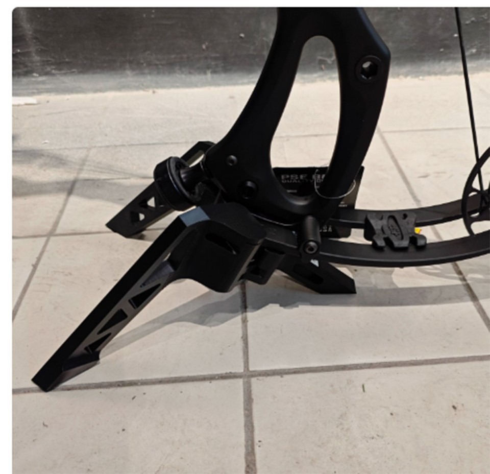 PSE Compound Bow Stand Portable Holder Limbs Adjustable Archery Target ...