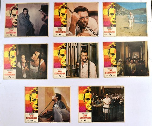 1967 The Stranger Film Original Lobby Cartes 27.9cm X 35.6cm Set 8 Anna ...