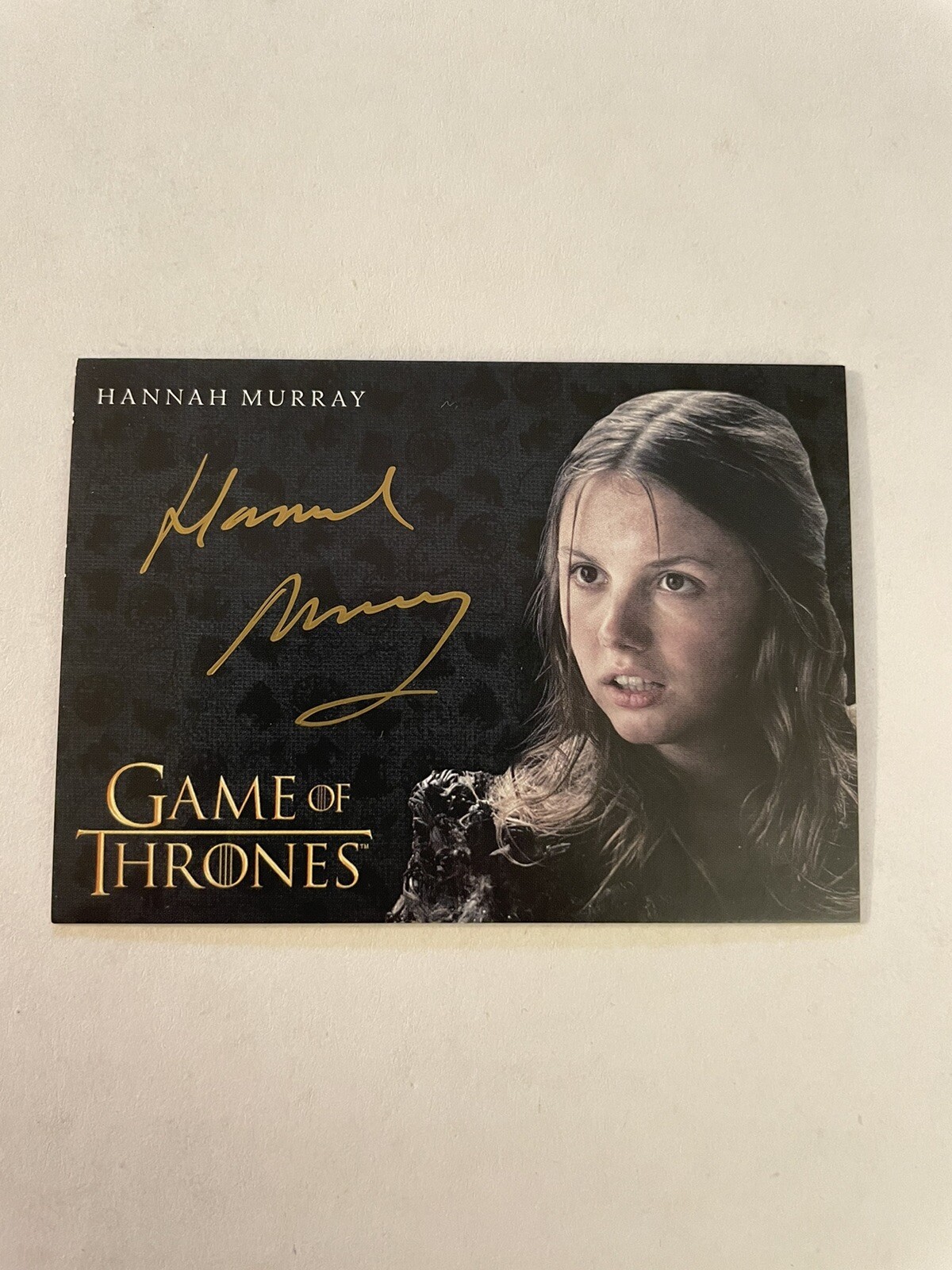 Game Of Thrones Art & Images Hannah Murray As Gilly Gold Autograph Card ...