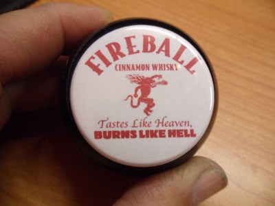 Fireball Whiskey Shifter or Transfer Case Knob for Jeep Wrangler YJ TJ ...