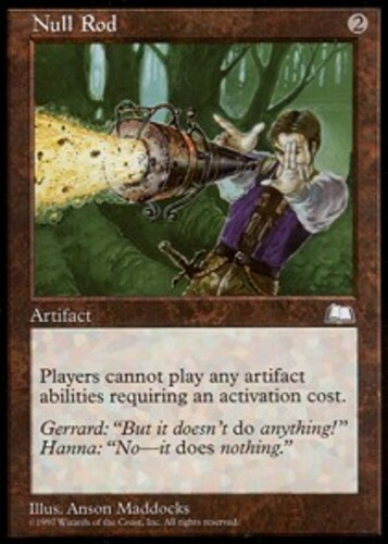 [1x] Null Rod Near Mint, English Weatherlight MTG Magic | eBay