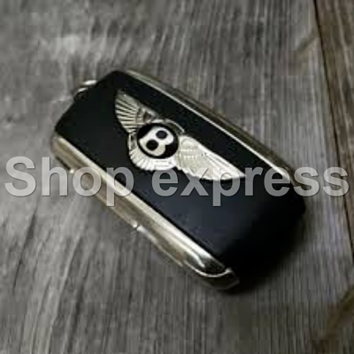 Flip Remote Blank Key Case Shell for Bentley 3 Buttons Folding Cover ...