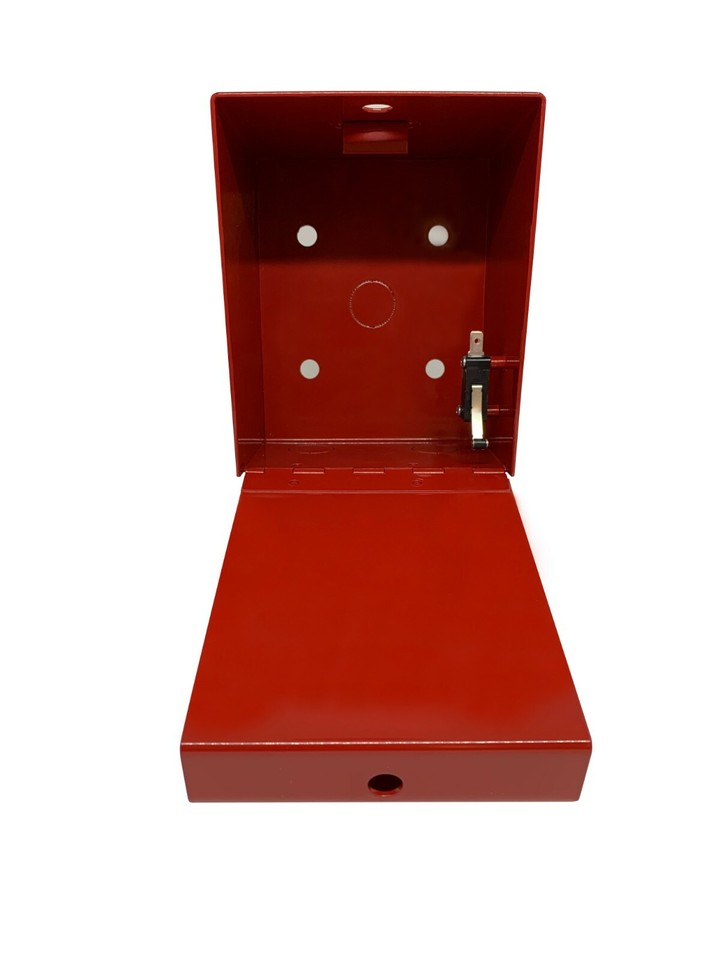 Fire Department Lock Box with Pad Lock Eagle 2000 Hole Red Powder Coat ...