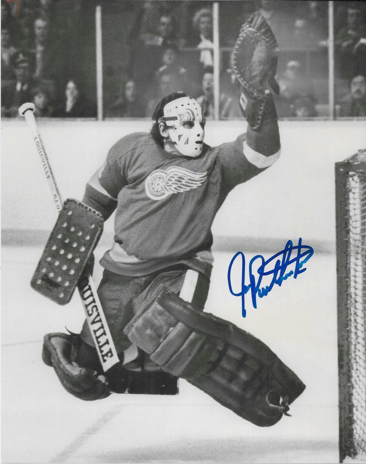 Autographed Detroit Red Wings Jim Rutherford Hall of Famer 8x10 Photo ...