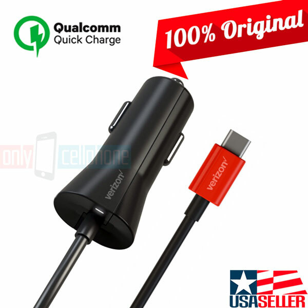 OEM Verizon Fast Car Charger for Samsung Galaxy S24/S23/S22/S21/S20/S10 ...