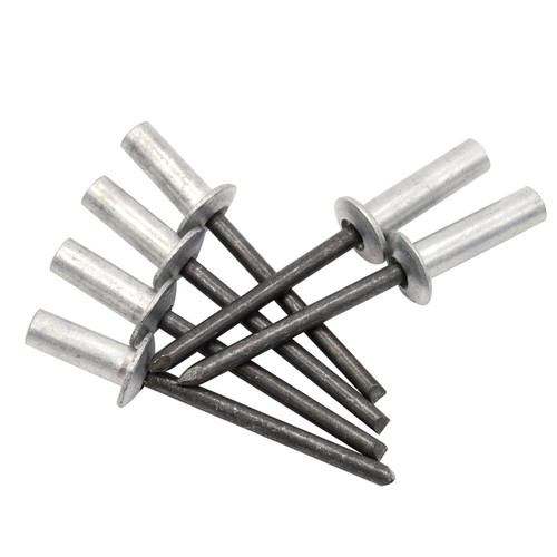 100pcs Aluminum Closed End Domed Blind Rivets 3/16" M4.8 Diameter ISO ...