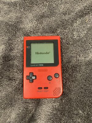 Nintendo GameBoy Pocket Handheld Console Red MGB-001 | eBay