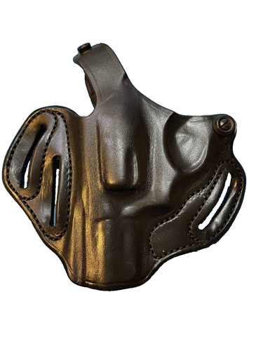DESANTIS Thumb Break Scabbard Left Handed BLK leather Colt 2" Ruger ...