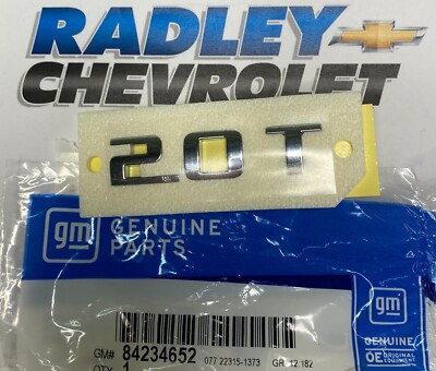 NEW GM OEM 2018 CHEVY EQUINOX LIFTGATE- EMBLEM BADGE NAMEPLATE GMC ...