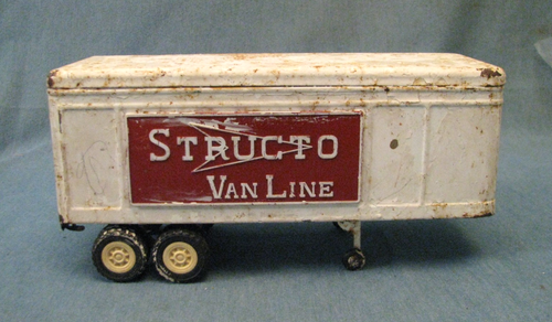 vintage Structo semi trailer with raised side Structo panels | eBay