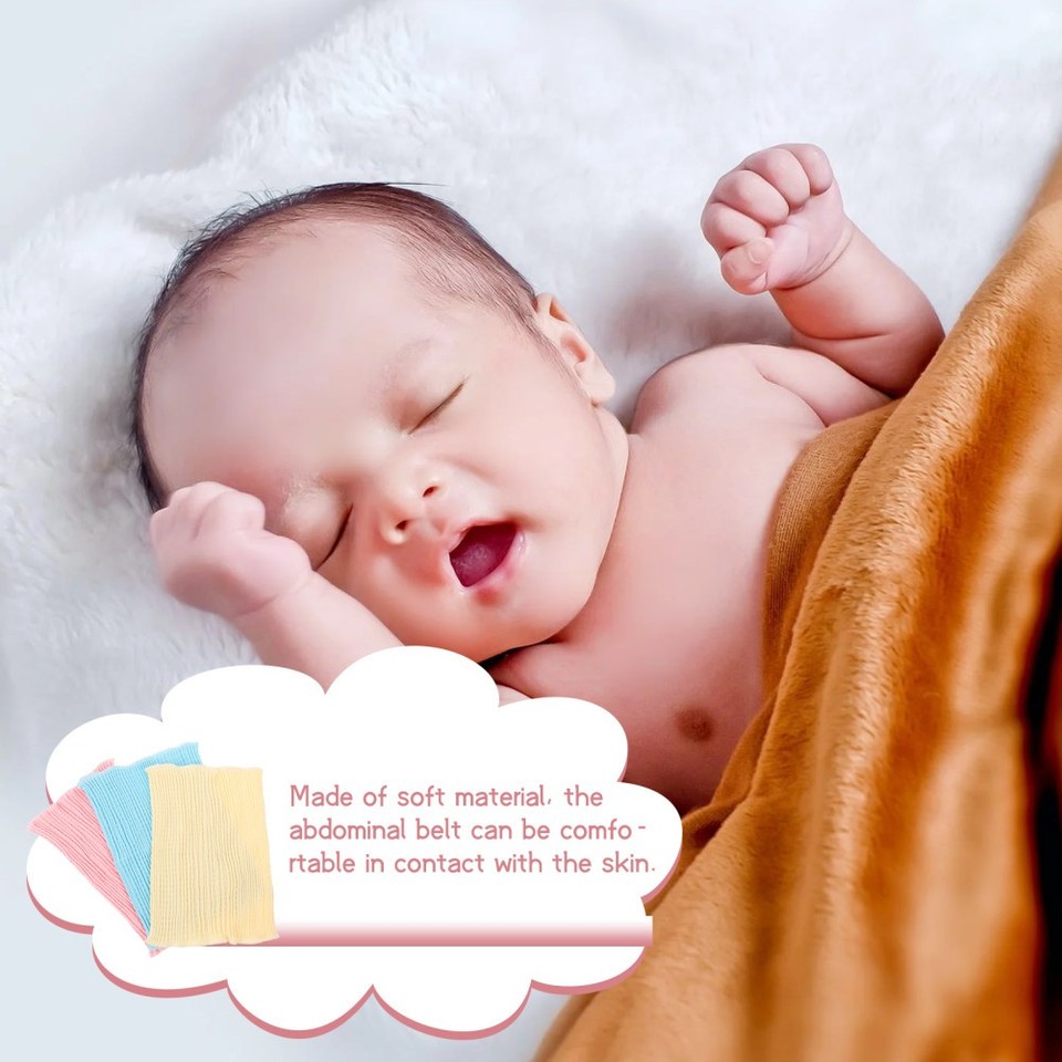 3pcs Cotton Baby Belly Navel Band Umbilical Cord Care for Infant Babies ...