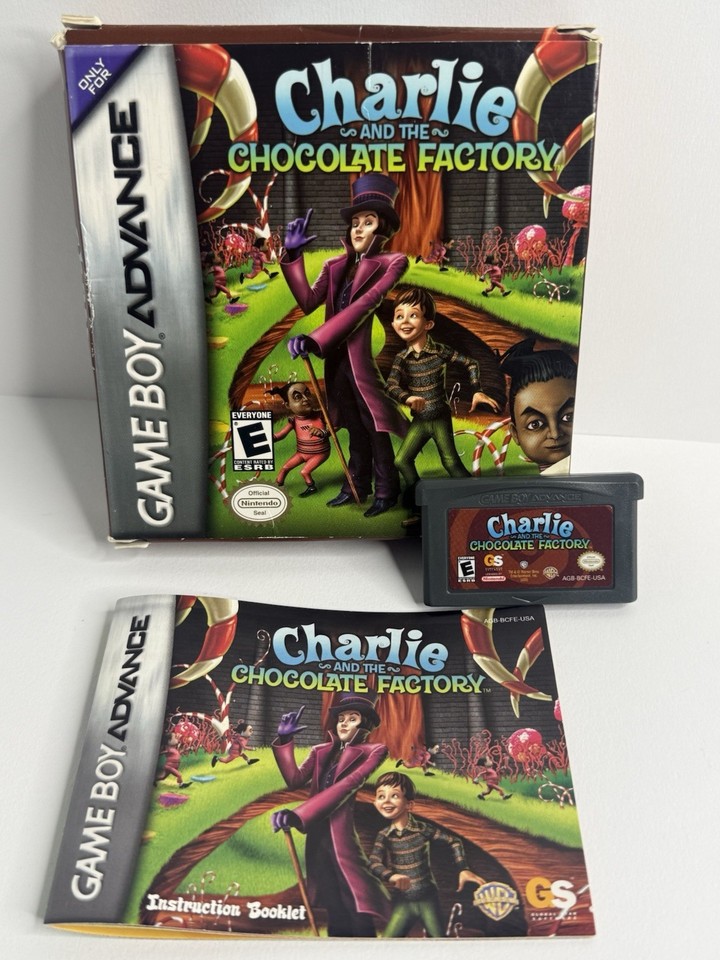 Gameboy Advance Lot Charlie Chocolate, Enchanted, Cartoon Speedway ...