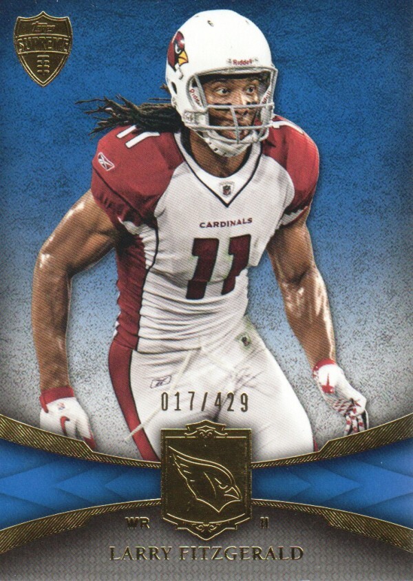 2011 Topps Supreme Football Card #53 Larry Fitzgerald/429 | eBay