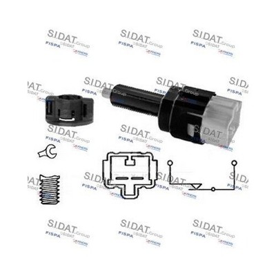 Interruttore Luce Freno Sidat 5.140065 per Citroën Daihatsu Honda ...