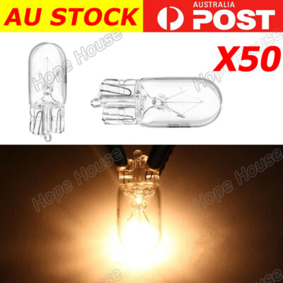 50pcs T10 194 168 W5W 5W Car Halogen Signal Interior Light Lamp Bulb ...