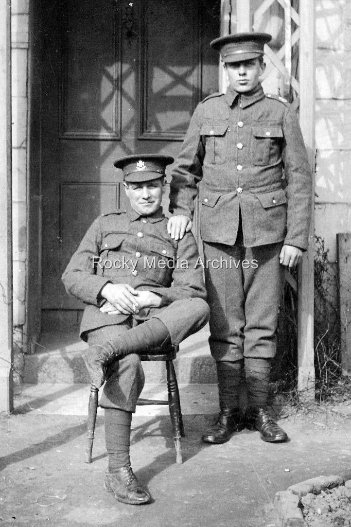 kgb-68 WWI, Soldiers, Possibly Sherwood Foresters. Photo | eBay UK