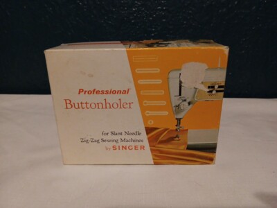 Vtg Singer Professional Buttonholer Slant-Needle Zig Zag Sewing Machine ...