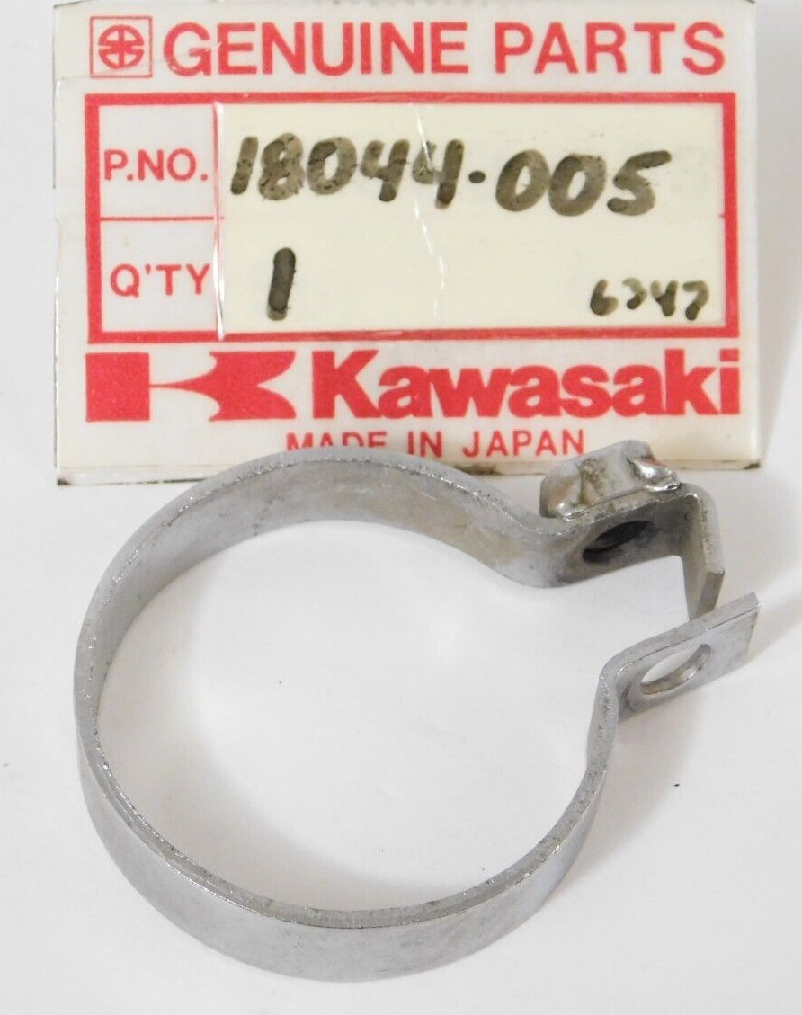1 NOS Genuine Kawasaki H1 H2 A1 Muffler Connector Holder Clamp OEM ...