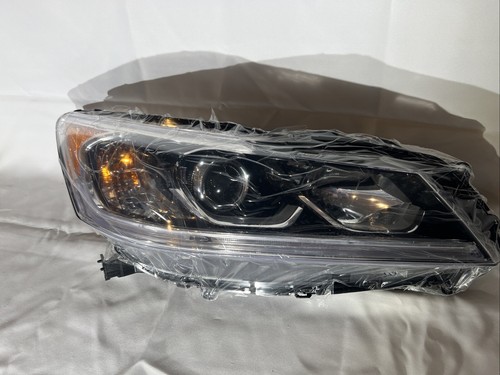 New 1 Tab Bk 2016 2017 Honda Accord Passenger RH Halogen Headlight ...