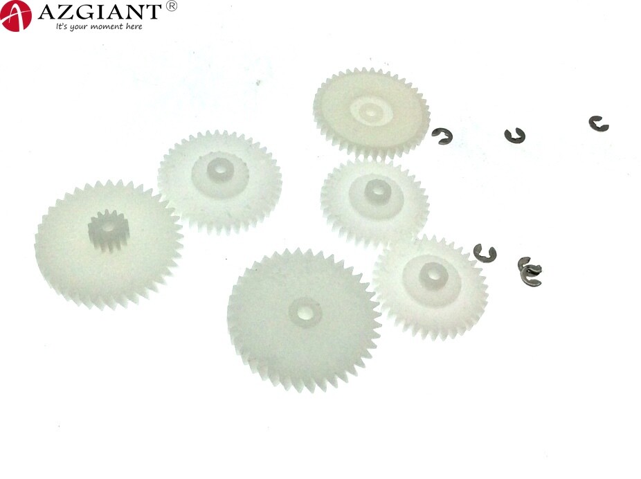 6pcs Helical Gear for Philips Radio Tape Recorder D8303 D8403 D8187 ...