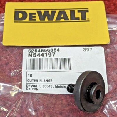 GENUINE DEWALT OSCILLATING MULTI TOOL Lock Screw Bolt+Outer Flange ...