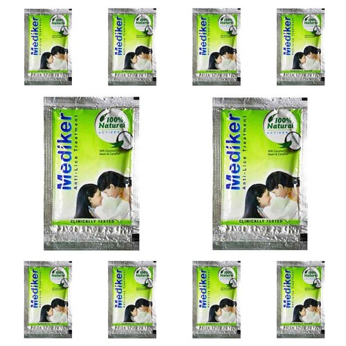 Mediker Natural Anti-Lice Treatment Shampoo, 5ml (Pack of 10) painless ...