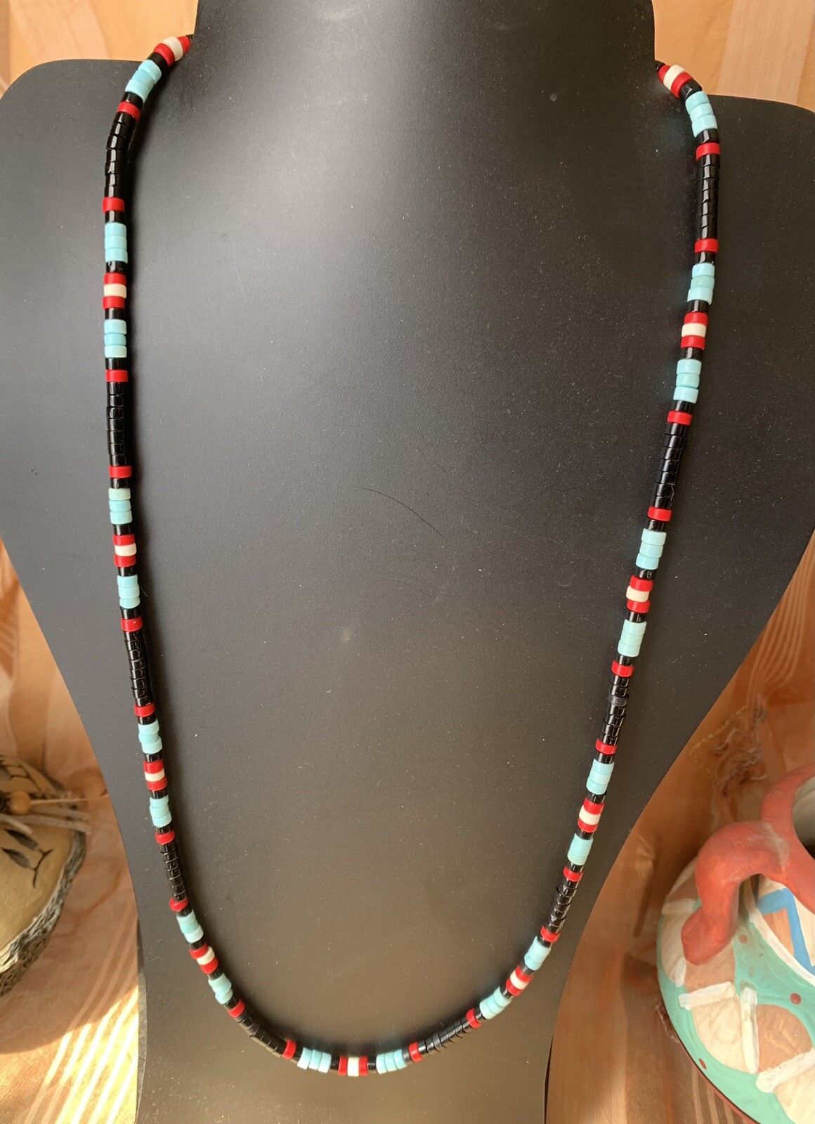 Native American Heishi Necklace | eBay