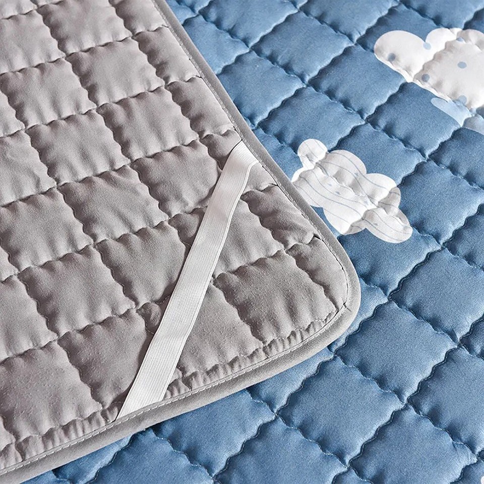 Queen Size Mattress Topper, 1200 GSM Cooling Cushion, Mattress Pad for ...