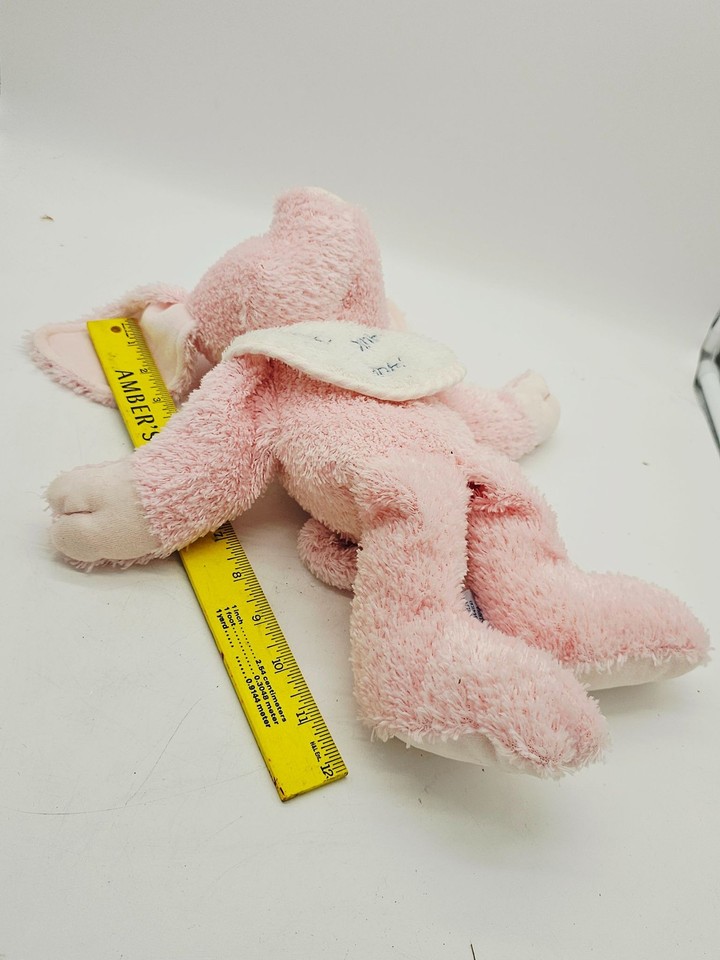 Boyd's Pink Terry Cloth Pig Plush Stuffed Animal HUGGLE FLUFFS Bib Cute ...