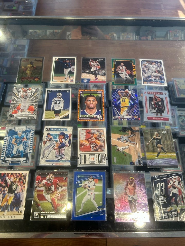Huge 260-Card Rookie Patch Auto Autograph Sports Card Collection Lot ...