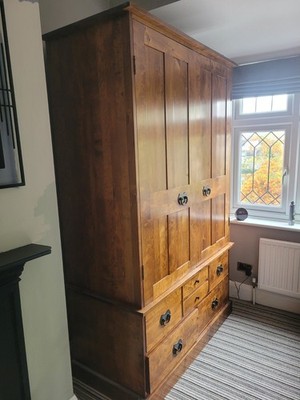 Laura Ashley Garrett Chestnut Wardrobe x2 | eBay