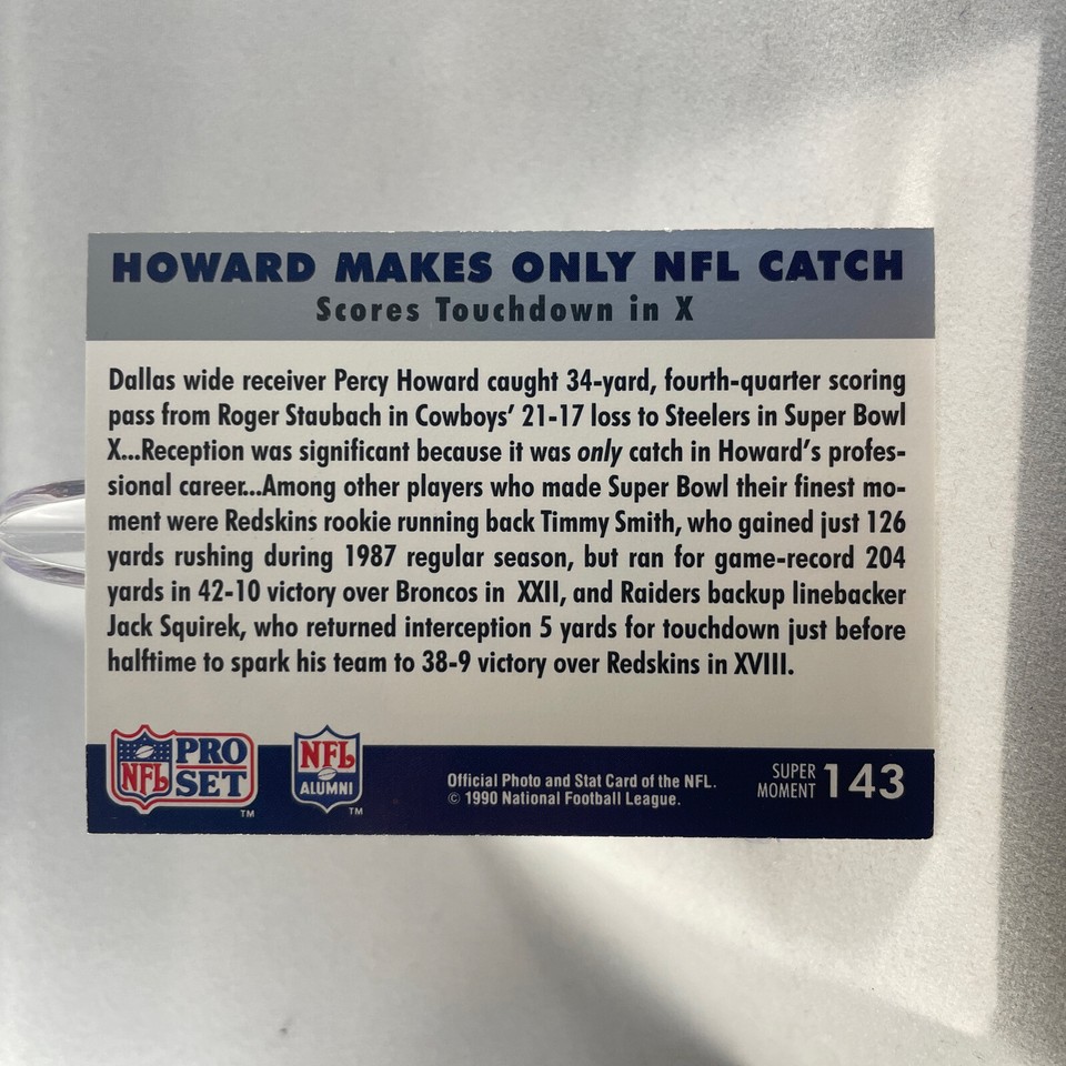 Percy Howard Dallas Cowboys Autographed Card. RARE | eBay