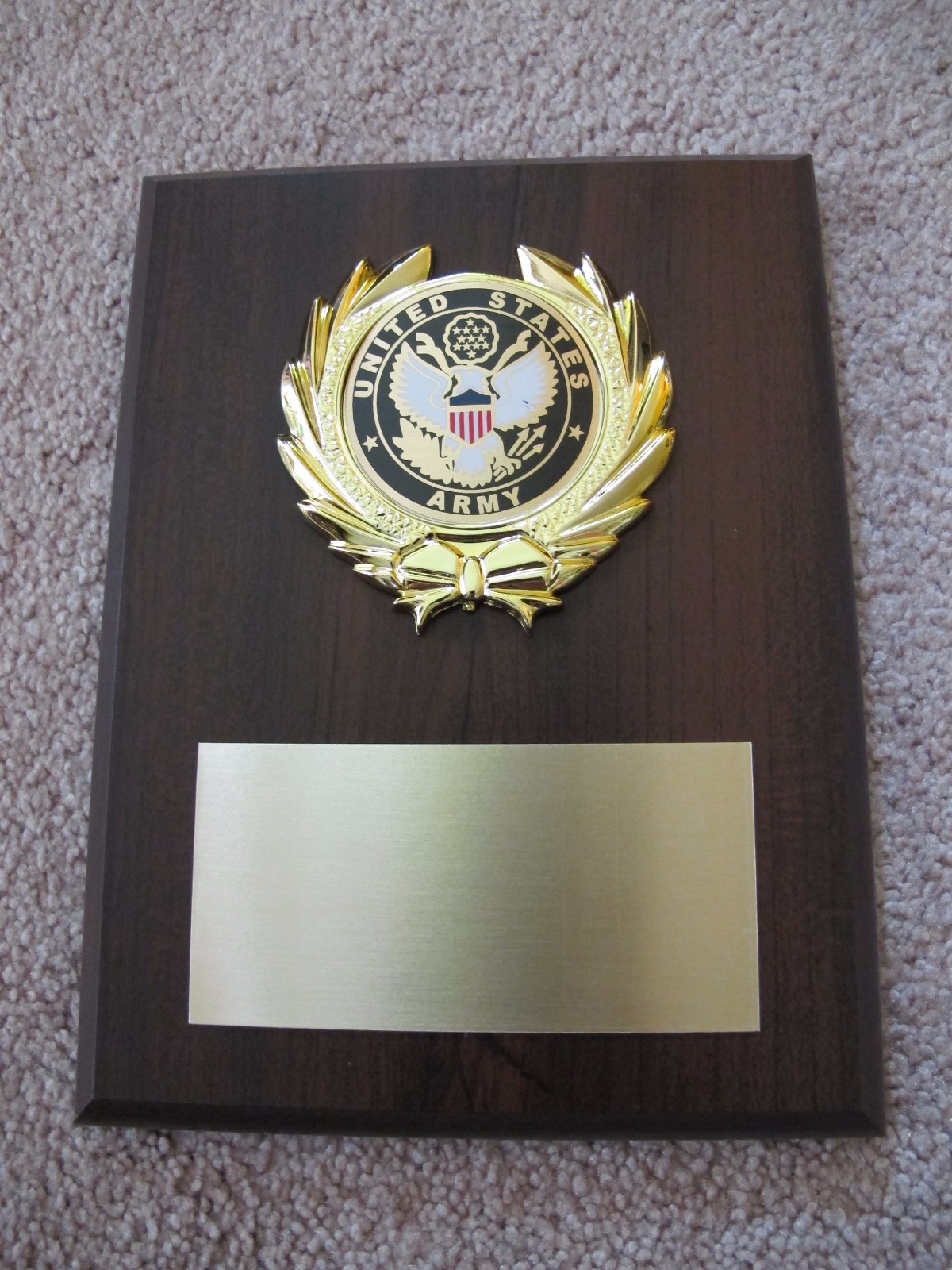 US Army Award Plaque 6x8 Trophy FREE custom engraving | eBay