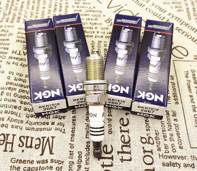4PCS NGK 2667 Iridium IX Spark Plugs BKR7EIX for Audi BMW Honda Civic ...
